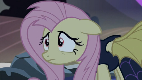 #1013419 - safe, artist:jonfawkes, fluttershy, bat pony, human, g4, my ...