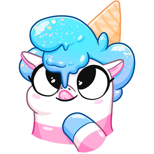 #2057616 - safe, artist:гусь, earth pony, food pony, ice cream pony ...