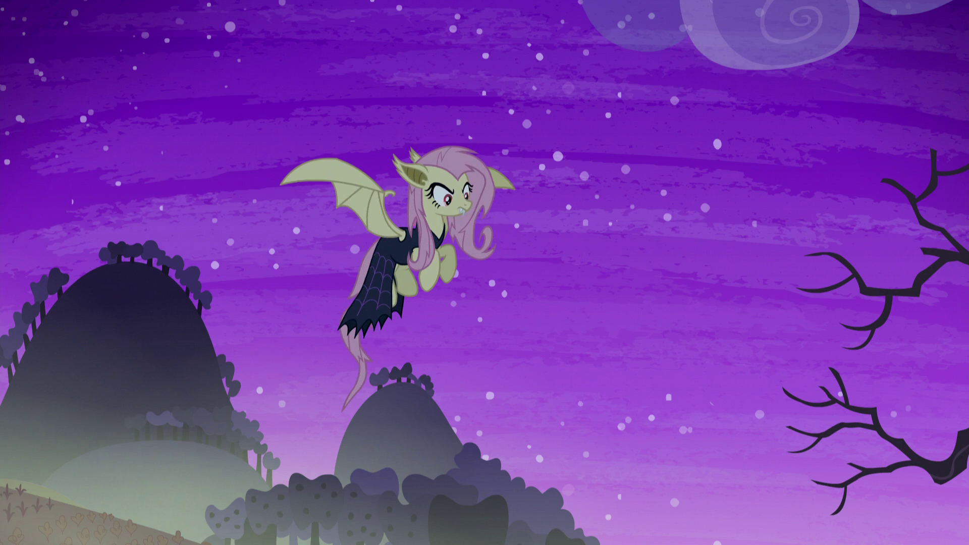 #1018228 - safe, artist:mpnoir, fluttershy, bat pony, pony, scare ...