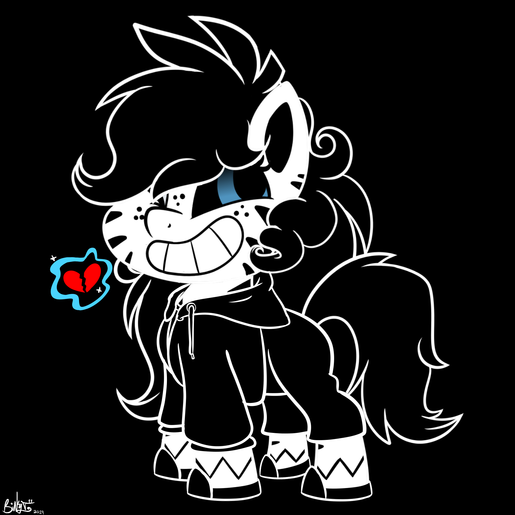 #2195322 - safe, artist:binkyt11, oc, oc only, oc:binky, earth pony ...