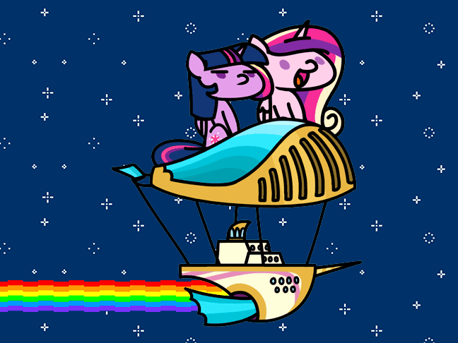 #1583721 - safe, artist:flutterluv, princess cadance, twilight sparkle ...