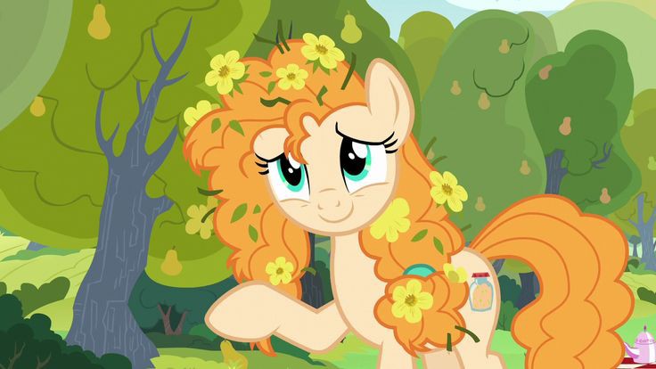 #3024393 - safe, artist:iheyyasyfox, pear butter, earth pony, pony, g4 ...