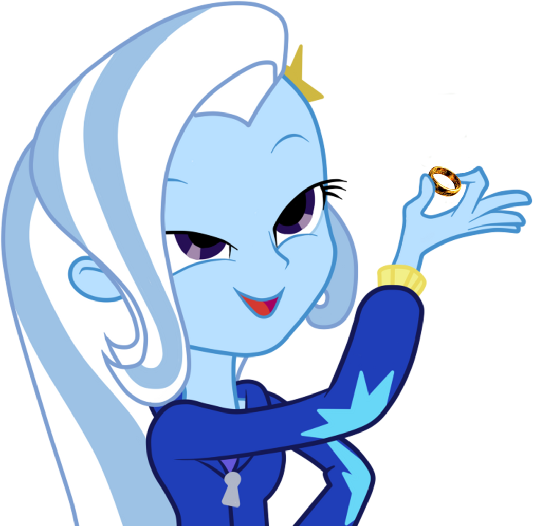 #268425 - safe, artist:kaz115836, trixie, oc, g4, blushing, canon x oc ...